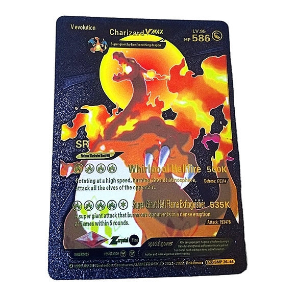 Nintendo | Other | Clearance Collectors Charizard Vmax 586hp Black Gold ...
